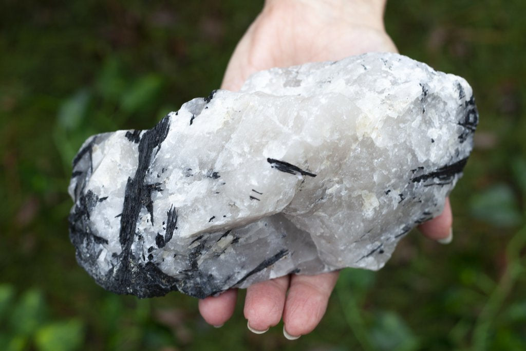 Tourmalated Quartz Crystals and Stones. Shop Large Raw Specimens – Cape ...