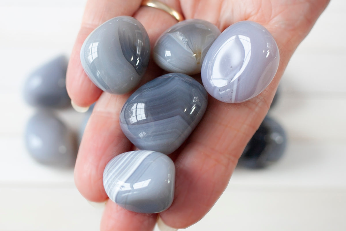 Gray Crystals and Stones