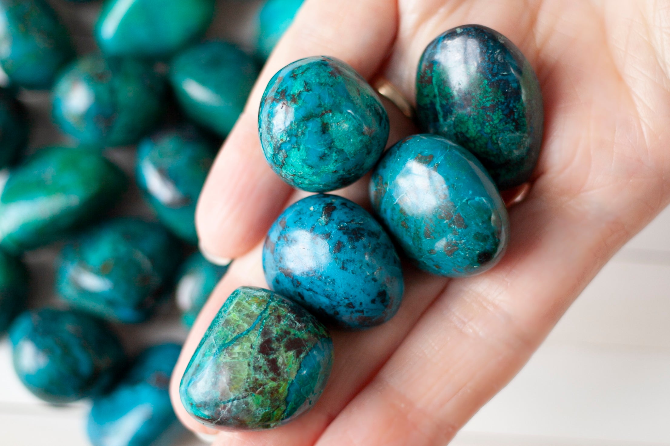Chrysocolla Stones | Natural, Genuine Stones of The Goddess – Cape Cod ...